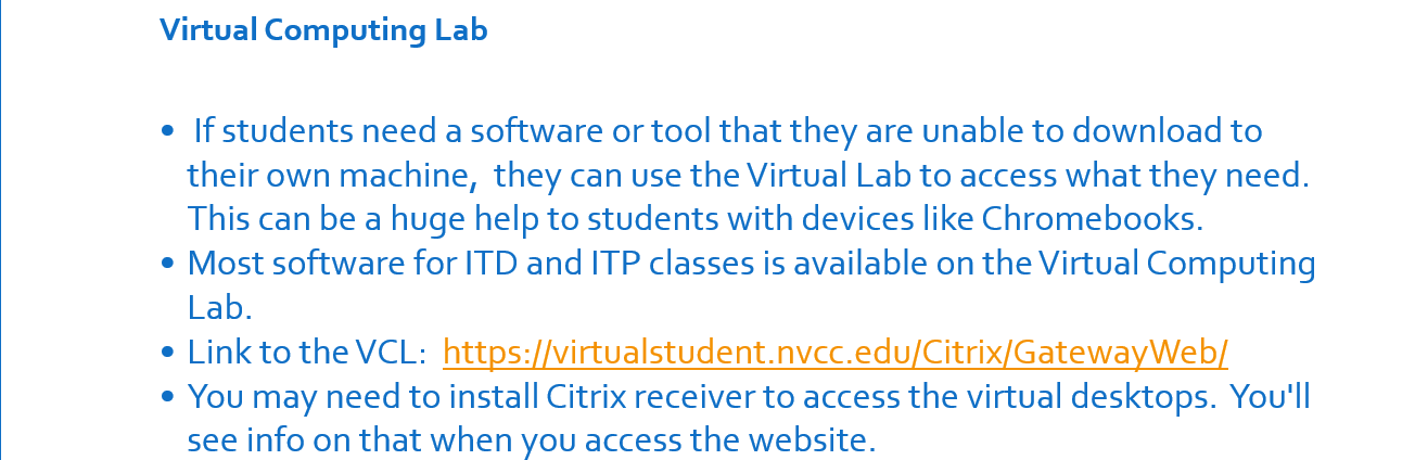 ITE 170 Course Information - Instructor: William M. Pegram